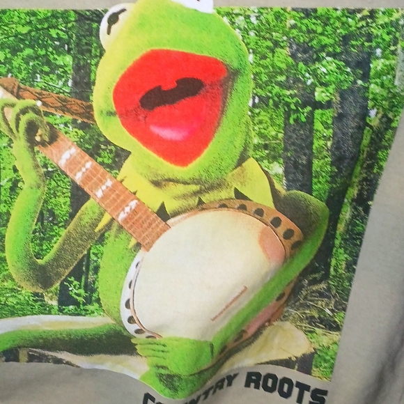 Disney | Shirts | Disney The Muppets Tshirt Large Green Kermit The Frog ...
